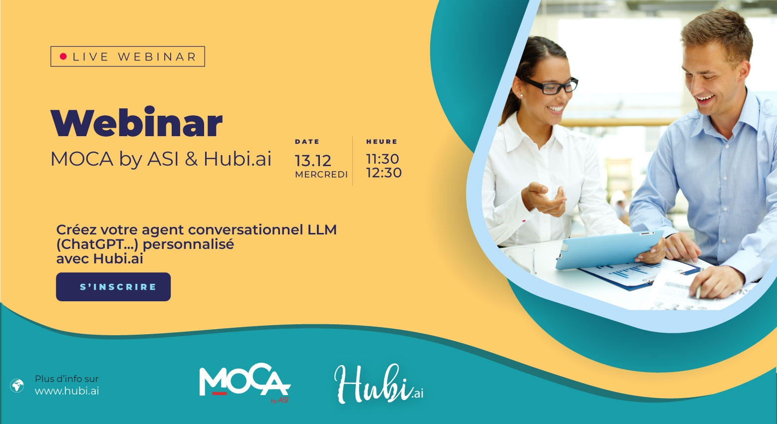 Webinar - Agent conversationnel LLM personnalisé avec Hubi.ai
